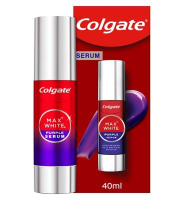 Colgate Max White Purple Teeth Whitening Serum 40ml - Boots Ireland
