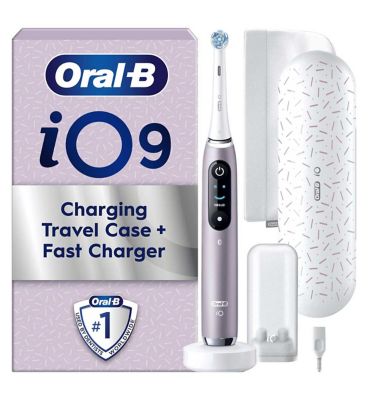 Oral-B iO 9 Special Edition Rose Quartz Electric Toothbrush - Boots