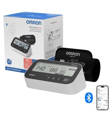 Omron M4 Connect AFib Upper Arm Blood Pressure Monitor - Boots