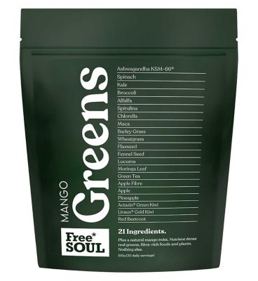Free Soul Mango Greens Superfood Powder Pouch 150G - Boots
