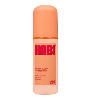 Boots Habi Hair & Body Mist Vanilla Cloud 150ml - Boots Ireland