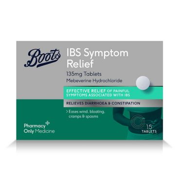 Boots multi IBS relief tablets 135mg mebeverine 15s - Boots