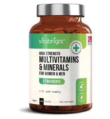 Vitabright multivitamins & minerals tablets 13 month supply 400s - Boots