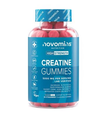Novomins creatine strawberry flavoured gummies 90s - Boots
