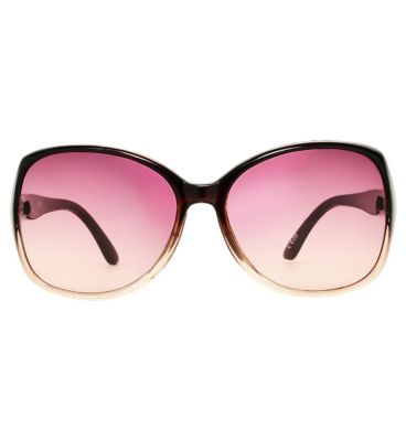 Suuna Sunglasses Shiny Dark Brown Gradient To Crystal Pair - Boots Ireland