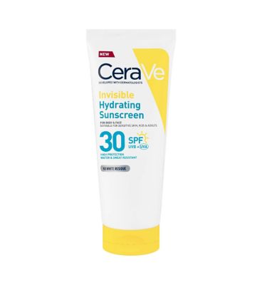 CeraVe Invisible Hydrating Sunscreen SPF30 For Body Face And All Skin ...
