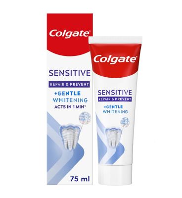 Colgate Sensitive Repair & Prevent + Gentle Whitening Toothpaste 75ml ...