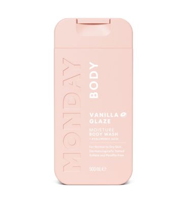 MONDAY Haircare MOISTURE Body Wash In Vanilla Glaze 500ml - Boots