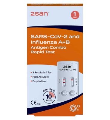 2San covid-19 and flu A/B virus rapid test pack - Boots