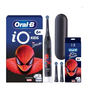 Oral-B iO Kids Marvel Spiderman Electric Toothbrush & Toothbrush Heads ...