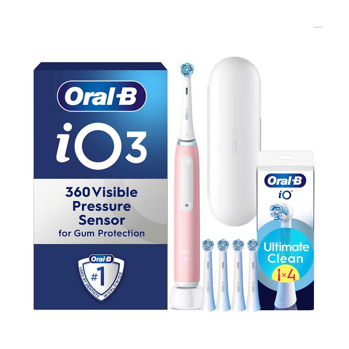 Oral B Oral-B Io3 Blush Pink Electric Toothbrush + Travel Case & Io ...