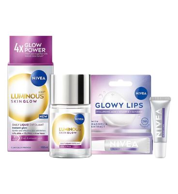 NIVEA Luminous Exfoliator & Lips Clear - Boots Ireland